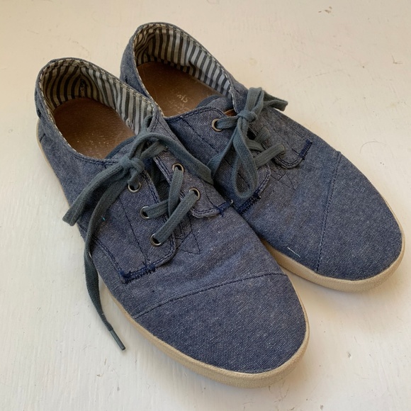 Toms | Shoes | Toms Lace Up Sneakers | Poshmark